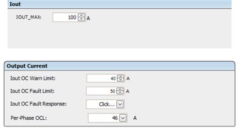Tps53622 The Relationship Between Ioutmax And Output Currentoc