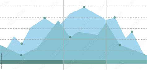 Line Graph Or Chart Elements As Diagram Design For Business Presentation And Statistic Analysis