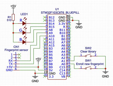 door lock controller with fingerprint sensor