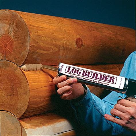 Sashco Log Builder Acrylic Latex Sealant 30 Oz Cartridge Dark Brown