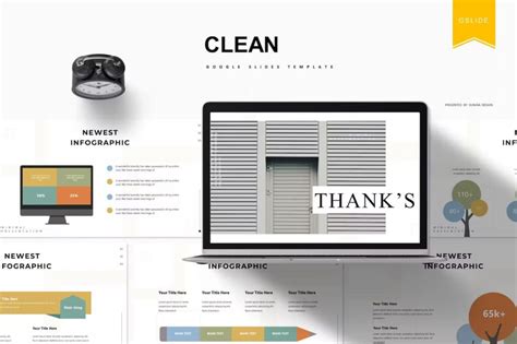 Clean Google Slides Template MasterBundles