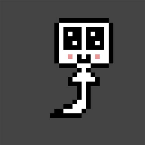 Cute Ghost Pixel Art