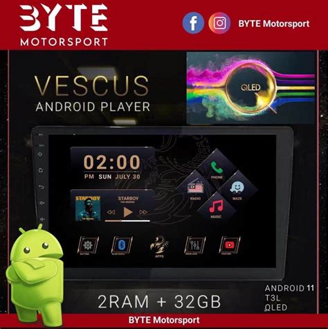 VESCUS 2 32 DSP 4G Sim Octa Core Processor QLED Screen Perodua