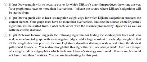 4 40 Pts Dijkstras The Following Questions Test