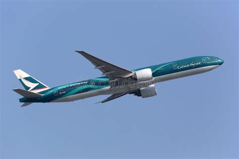 Cathay Pacific Boeing 777 300er Special Livery Editorial Photo Image