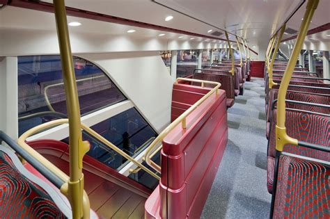 New Double Decker Bus Interior View A Modern Version Of The Old
