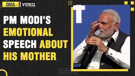 Heeraben Modi Demise When Pm Modi Got Emotional While Recalling His