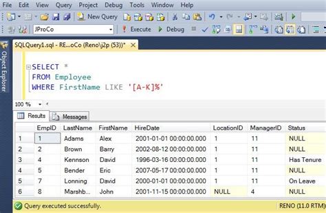 Sql Server Puzzle 1 Querying Pattern Ranges And Wild Cards Sql Authority With Pinal Dave