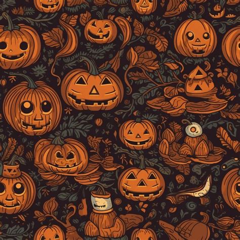 Premium Ai Image A Close Up Of A Bunch Of Pumpkins With Faces On Them Generative Ai