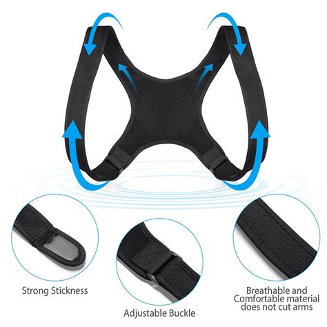 Unisex Adjustable Posture Corrector Shoulder Back Grandado