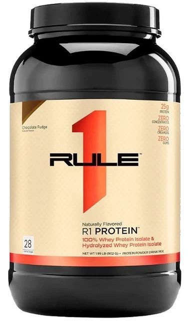 Rule One R1 Protein Chocolate Fudge 912g £4789 Picclick Uk
