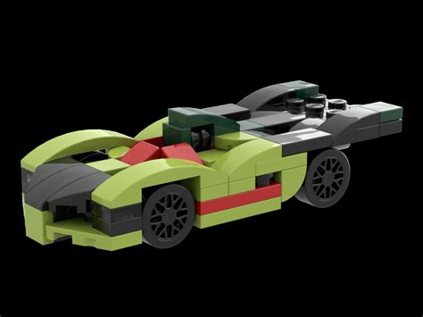 Lego Moc Retro Prototype Race Car 30434 By Somedude Rebrickable