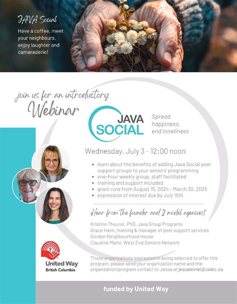 What Is Java Social Join The Introductory Webinar July 3 Healthy