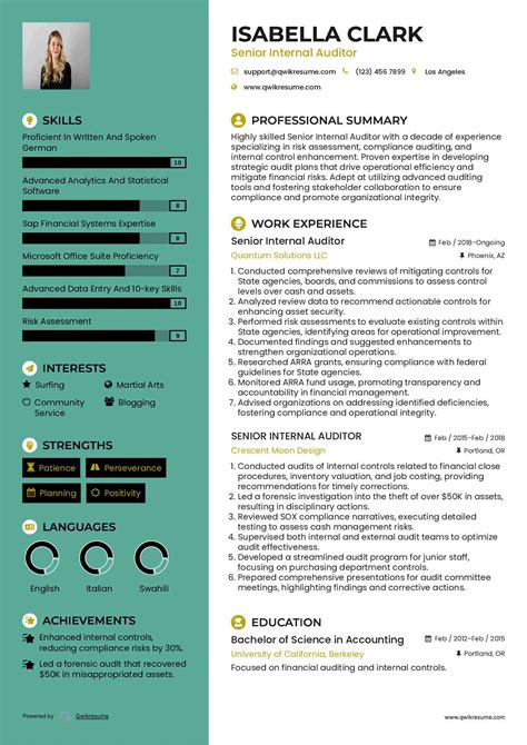 Income Auditor Sample Resume