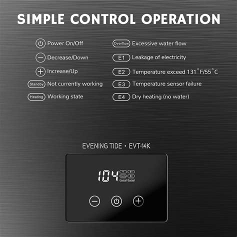 Airthereal Electric Tankless Water Heater 14kw 240volts Endless On