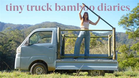 Kei Truck Camper Build Finally Begins Bamboo Framing Ep 4 Youtube