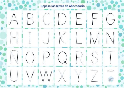 Letras Punteadas Para Repasar