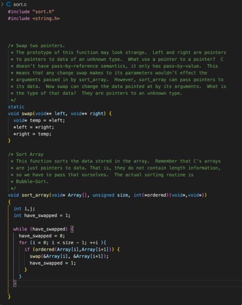 Solved Sort C Include Sort H Include