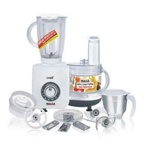 Inalsa Craze 700w White And Grey Food Processor At ₹ 499900 Inalsa