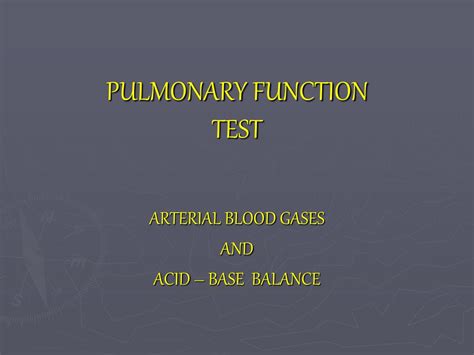 PPT PULMONARY FUNCTION TEST PowerPoint Presentation Free Download ID