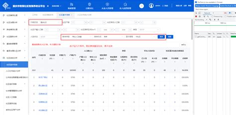 Bug 9275 【社区综合分析 社区基本信息】选了排序和显示村社区查询，再选择富安社区进行查询。查不出来富安社区 重庆市智慧社区智慧