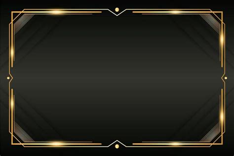 Gradient Golden Luxury Frame Template Free Vector Business Card Design Creative Certificate