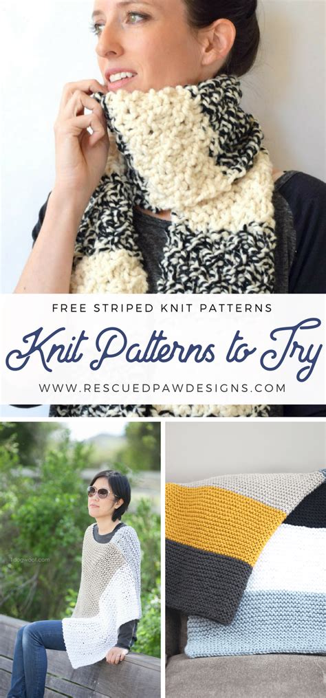 Easy Striped Knit Patterns To Try Today Easy Crochet Patterns Knit