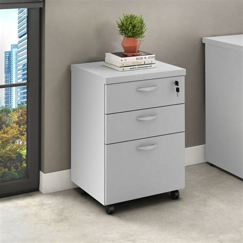 Gaveteiro Movel 02 Gavetas E 01 Pasta Weboffice Cinza Madeiramadeira