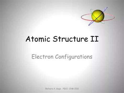 PPT Atomic Structure II PowerPoint Presentation Free Download ID 5261578