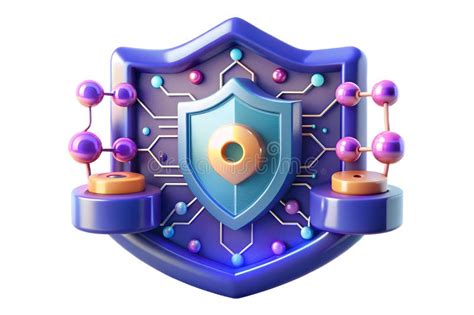 Flat Ai In Cybersecurity Concept As A Glowing Abstract Digital Art