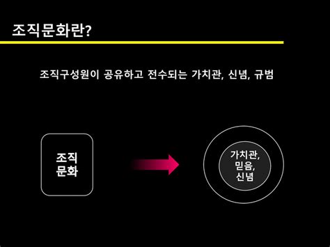조직문화의 이해 경제경영