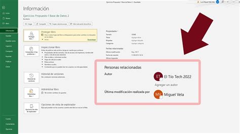 Cómo Cambiar El Autor De Un Archivo Excel Recursos Excel