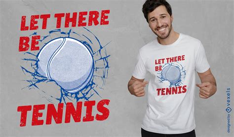 Enthusiastic Tennis Quote T Shirt Design Psd Editable Template