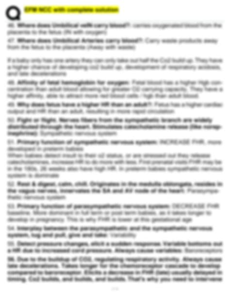 SOLUTION Efm Ncc With Complete Solution Studypool