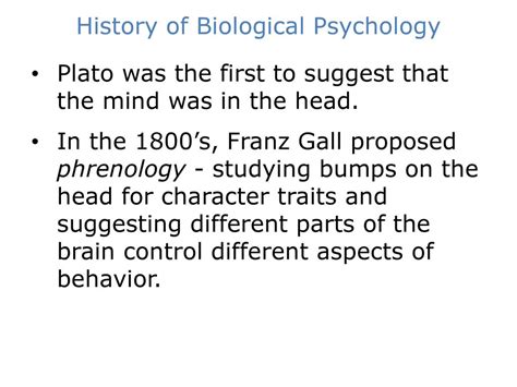 Biological Psychology Examples