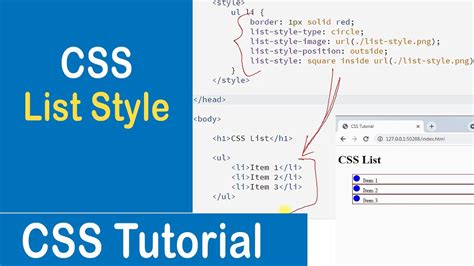 How To Set List Style Image Position In Css