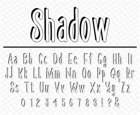 Block Shadow Font Ttf Svg Files Shadow Letters Font Block 40 OFF