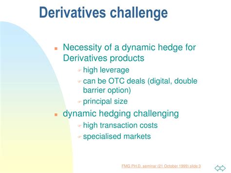 Ppt Dynamic Hedging With Transaction Costs Powerpoint Presentation