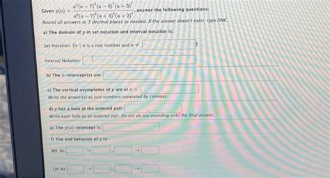 Solved Given P A A6 A−7 4 A 3 4 A 2 4a4 A−7 4 A−8 7 A 3 7