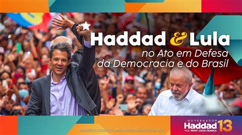 Ato Em Defesa Da Democracia E Do Brasil YouTube