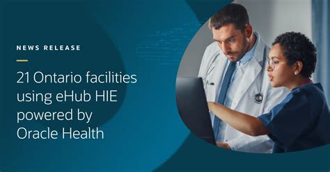 Oracle Health On Linkedin Ontario Hospitals Launch Health Information