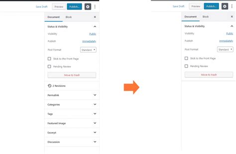 Hide Meta Boxes Of Block Editor My Wp Customize