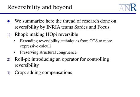 Ppt Reversibility And Beyond Powerpoint Presentation Free Download
