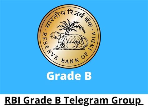 750 Rbi Grade B Telegram Group Links
