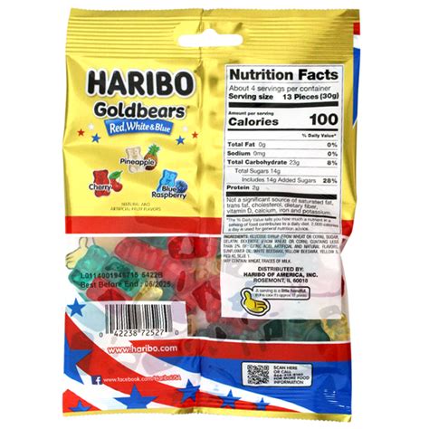 Haribo Goldbears Red White And Blue Bags All City Candy