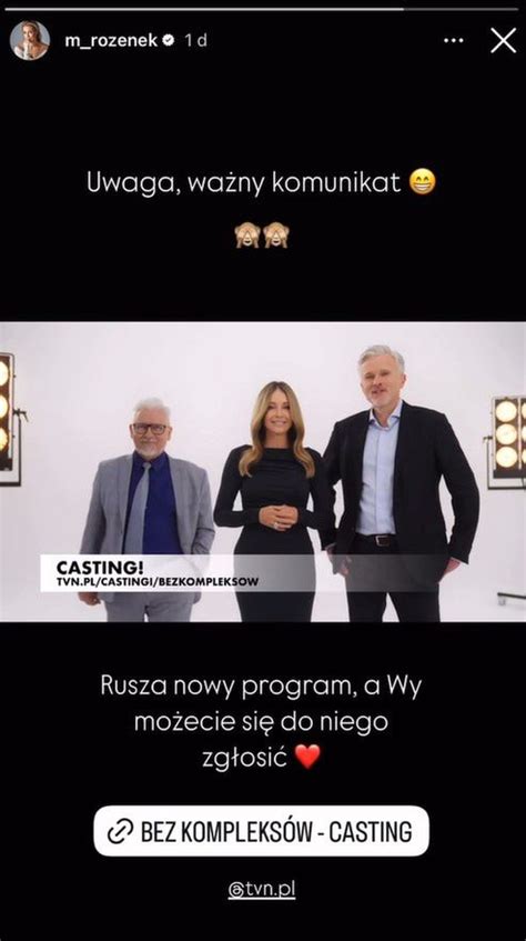 Rozenek dostała nowy program Takiego show jeszcze nie było Pudelek