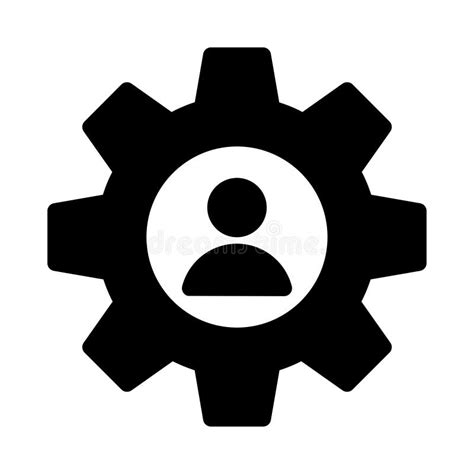 User Setting Thin Line Color Vector Icon Stock Vector Illustration Of Elements Isolated