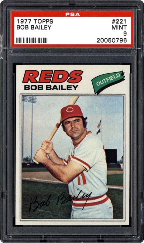1977 Topps Bob Bailey Psa Cardfacts®