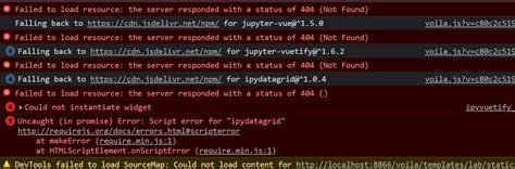 Voila Ipyvuetify Ipydatagrid Issues · Issue 231 · Jupyter Widgets