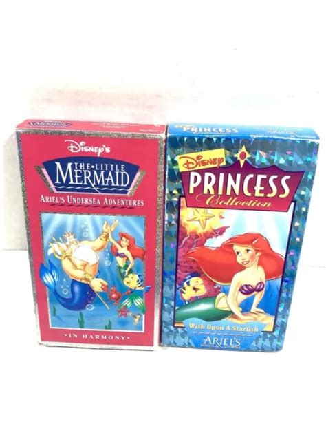 Disneys The Little Mermaid Ariels Undersea Adventure Volume 1 And 2 Vhs